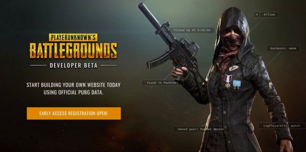 Early access sign ups for the PUBG API Developer Portal are now open