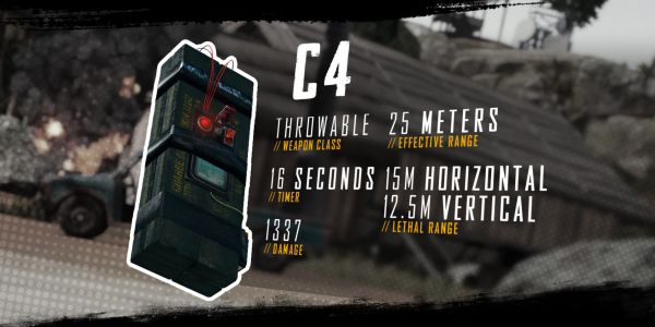 New Throwable - C4 | PUBG