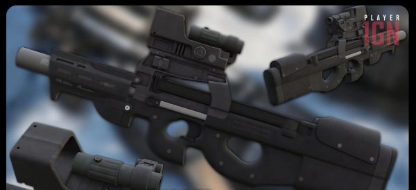 New P90 SMG In-Game Preview