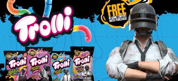 Acquire PUBG skins for Trolli candies